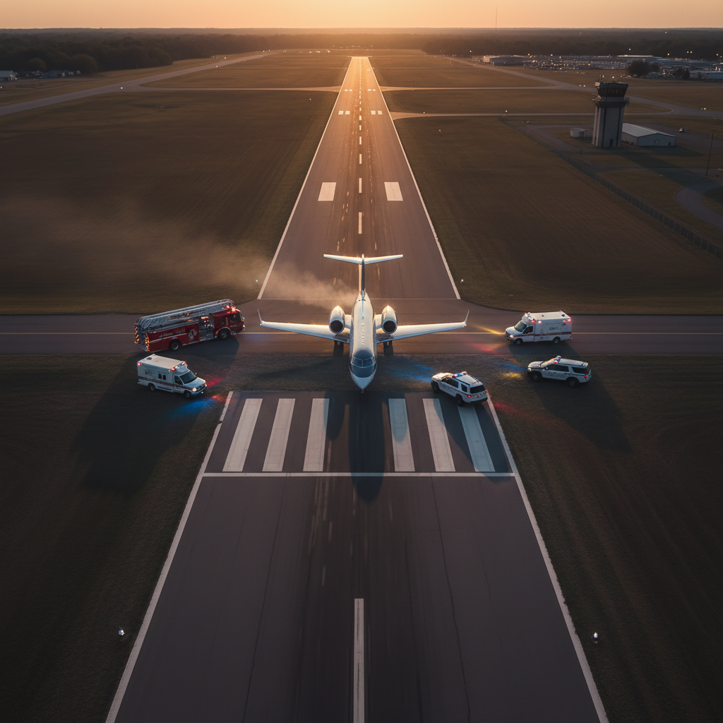 Learjet Overruns Teterboro, EMAS Arrests Aircraft | FODNews