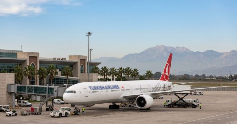 Turkish Airlines 777 Hits Radar Mast at Antalya | FODNews